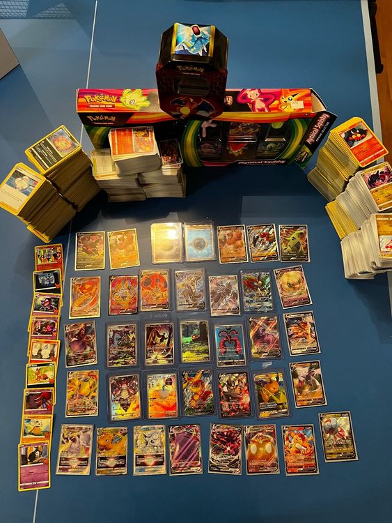 🔥🔥ÜBER 3000 POKEMON KARTEN🔥🔥 +3 Figuren + 3 Promo Karten (Gebraucht) in ...