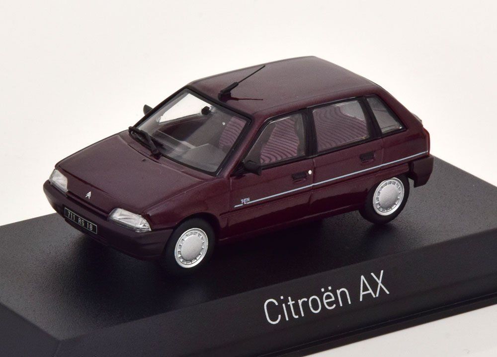 Citroën AX Ten 5-Türer 1992 Opera rot met. 1:43 von NOREV (Neu und ...