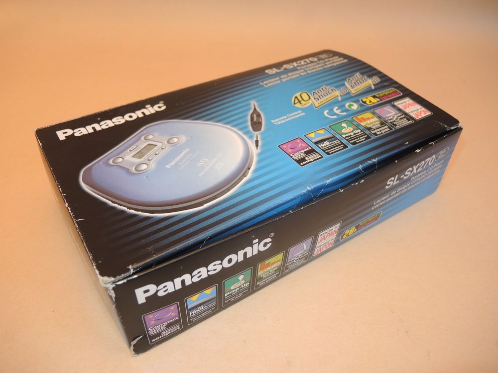 Panasonic Walkman Disc CD Player SL-SX270 Discman portable (Gebraucht ...