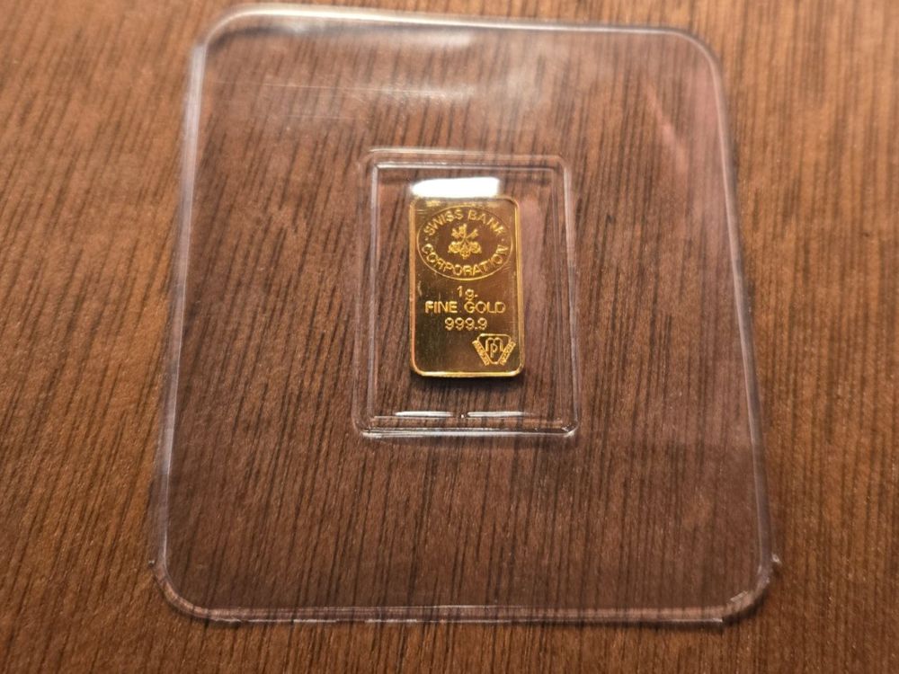 1gr. Fine Gold 999.9 Barren (Gebraucht) in Heimberg für CHF 235 – mit ...