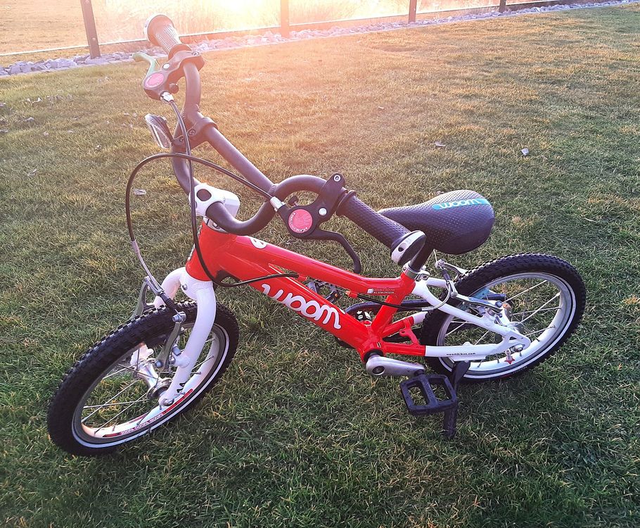 Woom 2 - Kinderfahrad - Velo - rot- 14 Zoll | Kaufen auf Ricardo