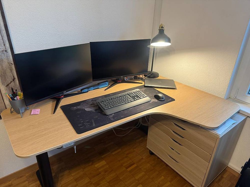Schöne Schreibtisch Höhenverstellbar Gebraucht Bild
