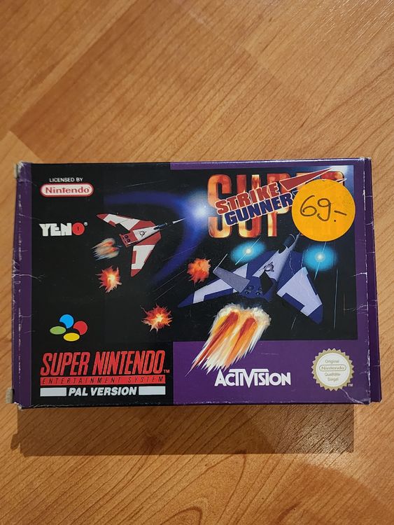 Super Strike Gunner – Super Nintendo (SNES) – Activision (Gebraucht) in ...