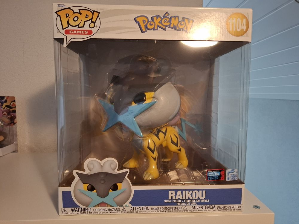 Funko Pop! Pokemon - Raikou 1104 NYCC Exclusive (Neu und ...