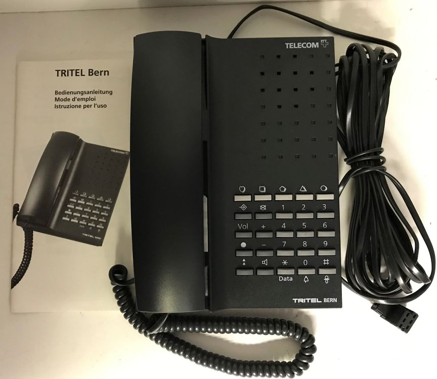 Telefonapparat TRITEL Bern analog anthrazit occ. (Gebraucht) in Hergiswil NW für CHF 20.5 – mit ...