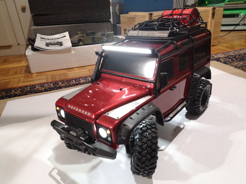 Traxxas TRX4 Land Rover Crawler Rot 1:10 4WD (inkl. Extras) (Gebraucht ...