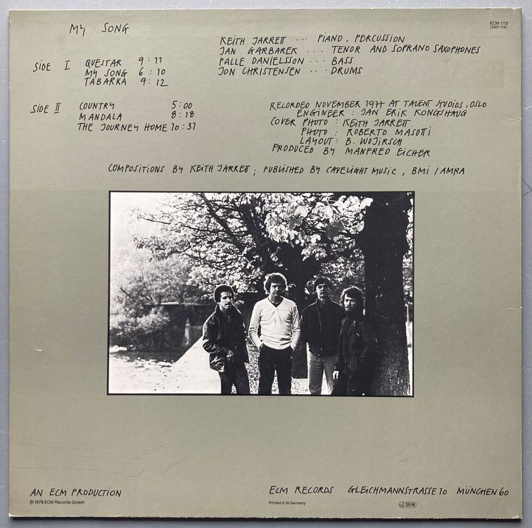 KEITH JARRETT / JAN GARBAREK / PALLE DANIELSSON / JON CHRIST | Kaufen ...