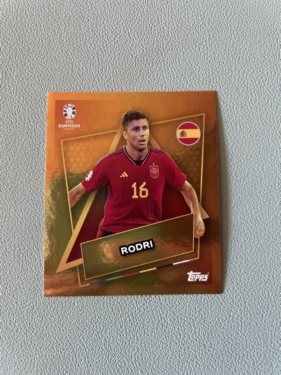 Topps Euro 2024 Rodri Gold ESP SP (Gebraucht) in Wädenswil für CHF 8 ...