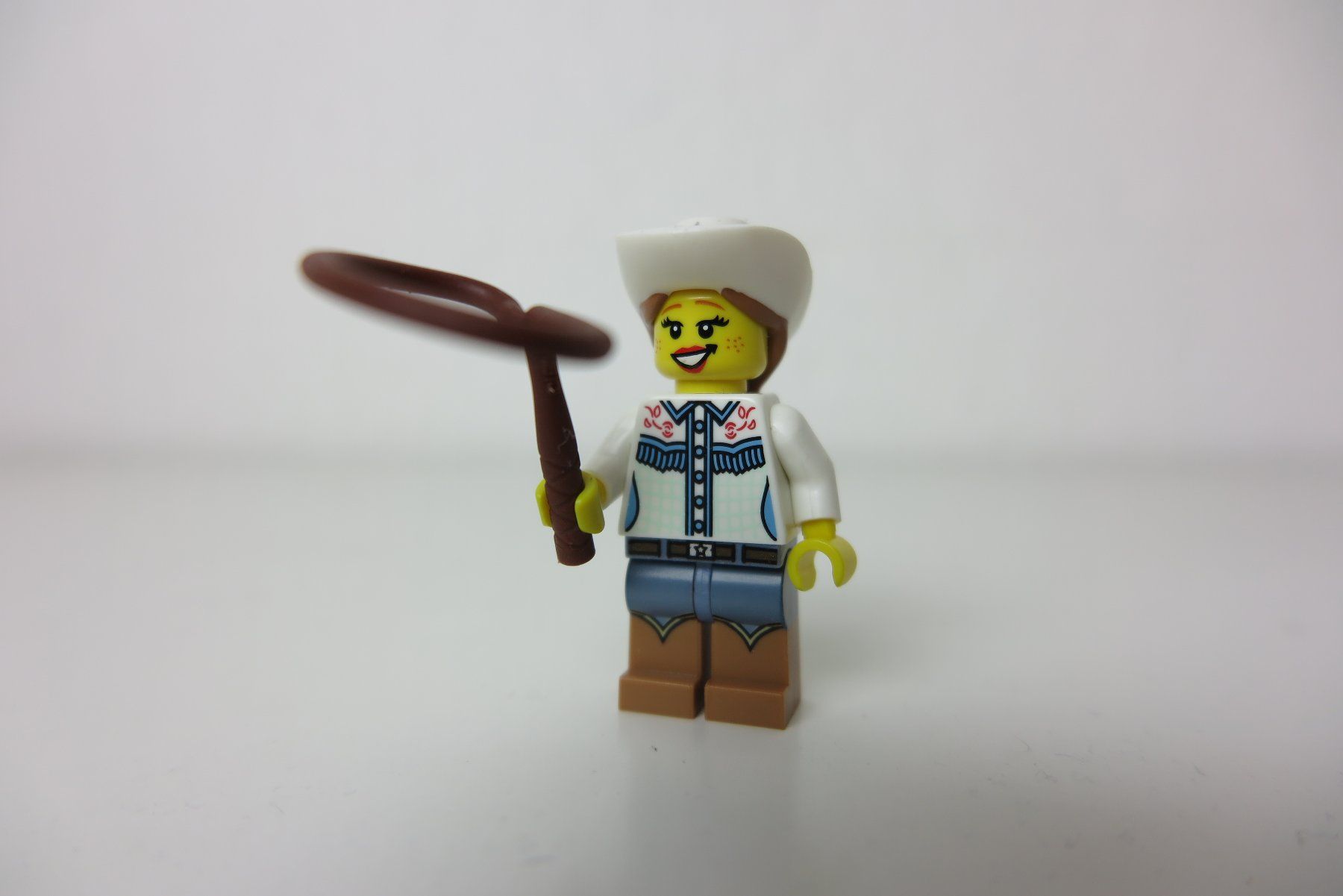 LEGO Minifigur CMF Serie 8 Cowgirl (Neu (gemäss Beschreibung)) in ...