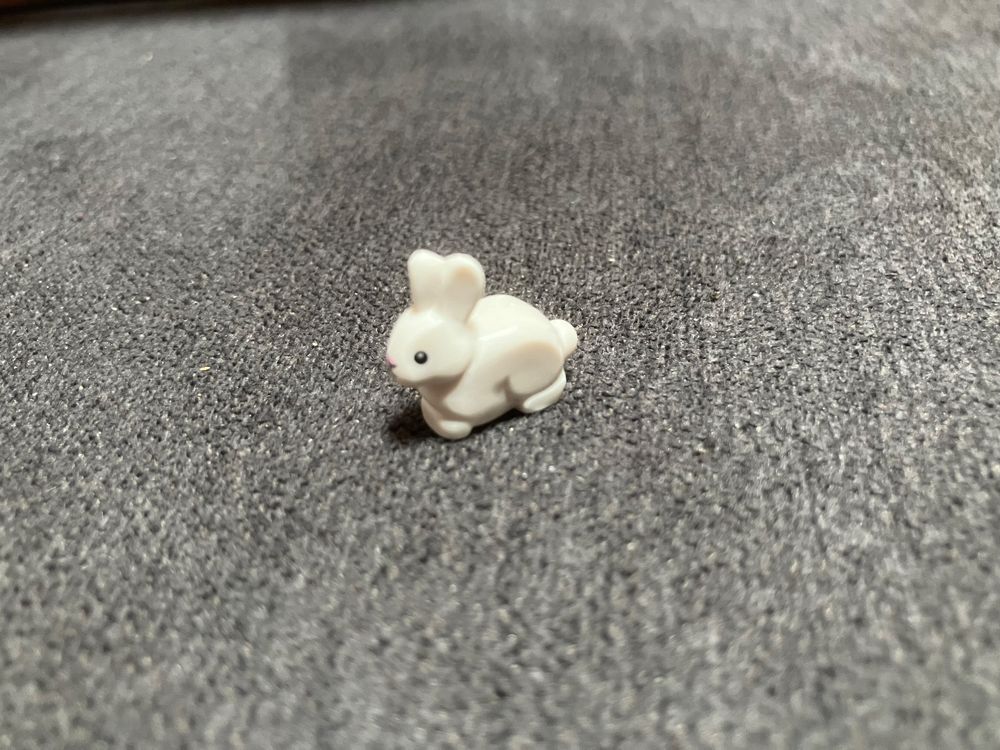 Lego figurine animal white rabbit Minifigur (Gebraucht) in Fully für ...