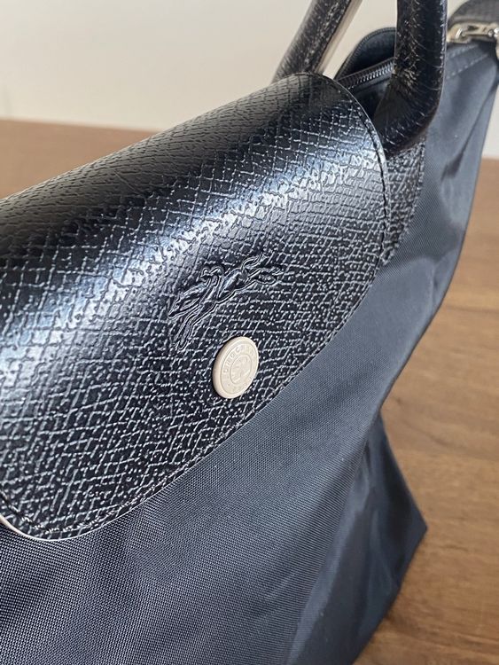 Longchamp Le Pliage S, schwarz mit weissen Details (Neu (gemäss Beschreibung)) in Hergiswil NW ...