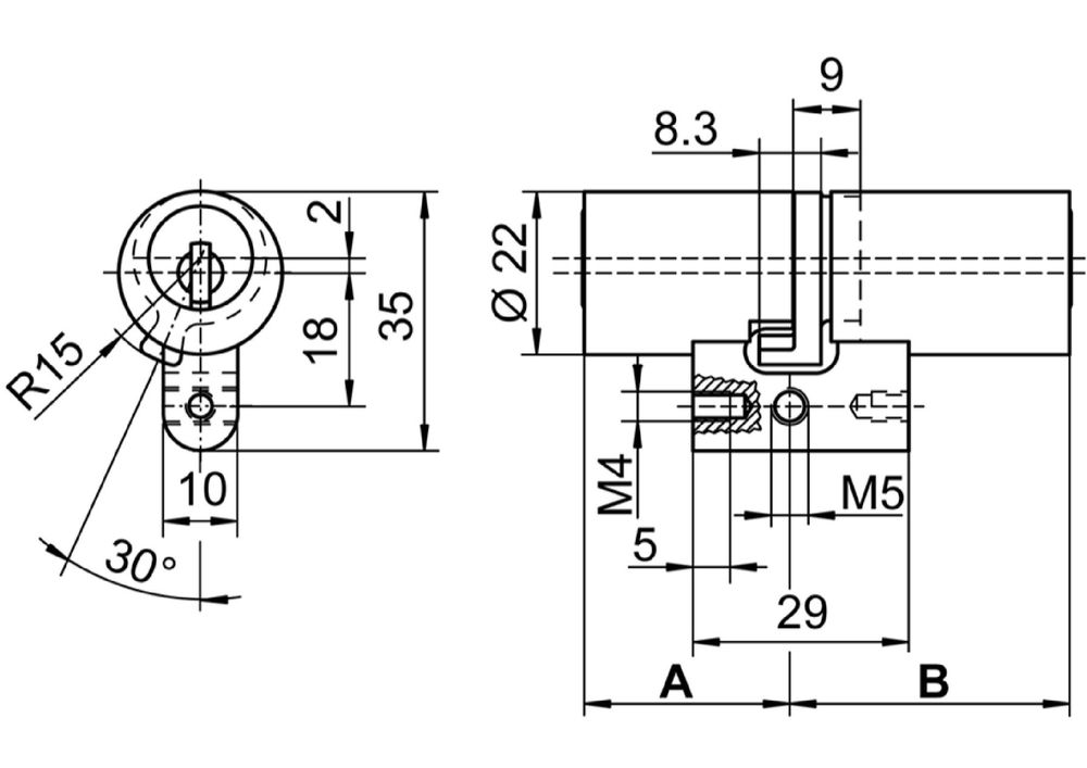 Kaba 8 Doppelzylinder 1515A (Neu und originalverpackt) in Elsau für CHF ...