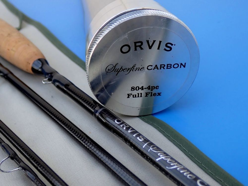 Fliegenrute ORVIS Superfine Carbon 804-4 Klasse 4, 8,0 Fuss (Gebraucht ...