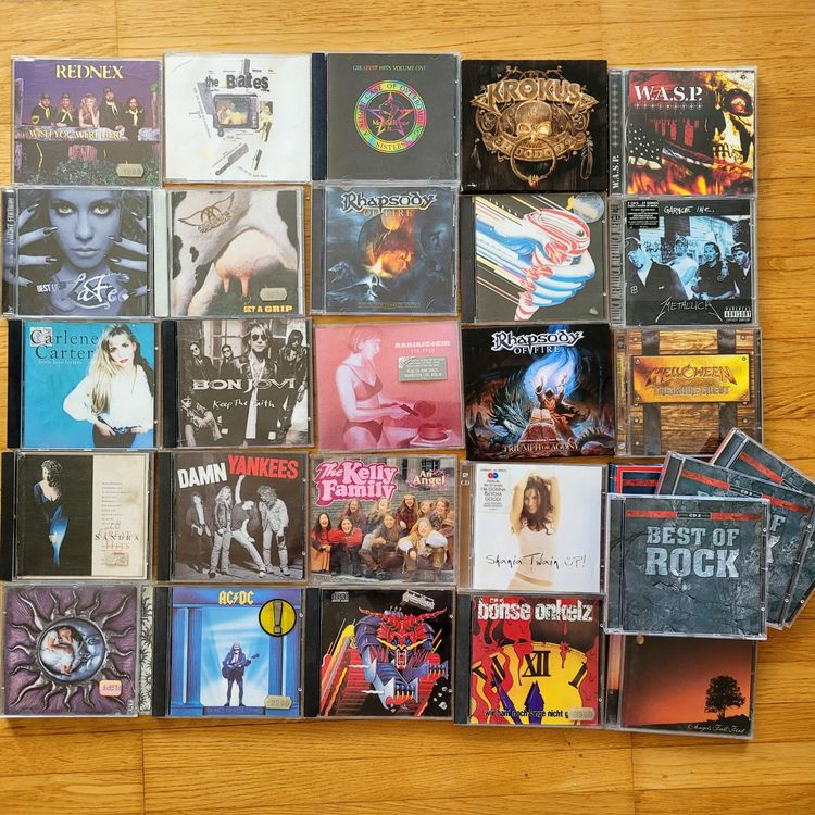 25 CDs POP/ROCK/HARDROCK | Kaufen auf Ricardo