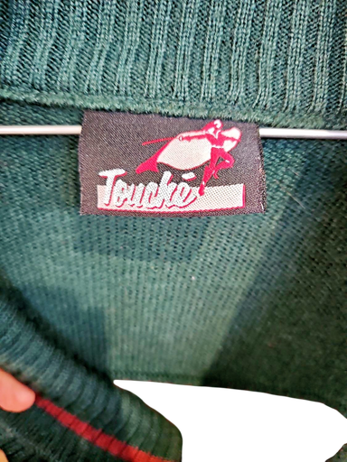 Vintage Teufel Forest Green Wool Sweater with Nordic (D'occasion) à Zug ...