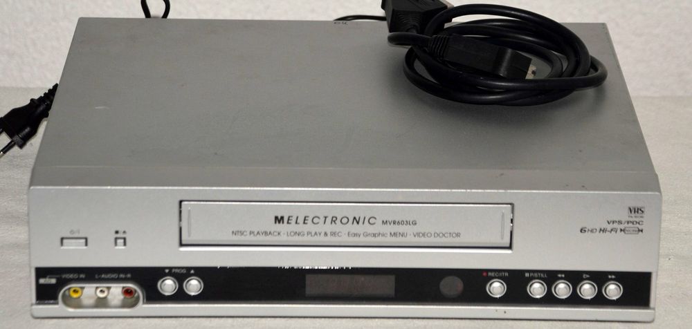 Videorecorder VHS Melectronic MVR603LG magnétoscope (Gebraucht) in Collonges für CHF 65 – mit ...