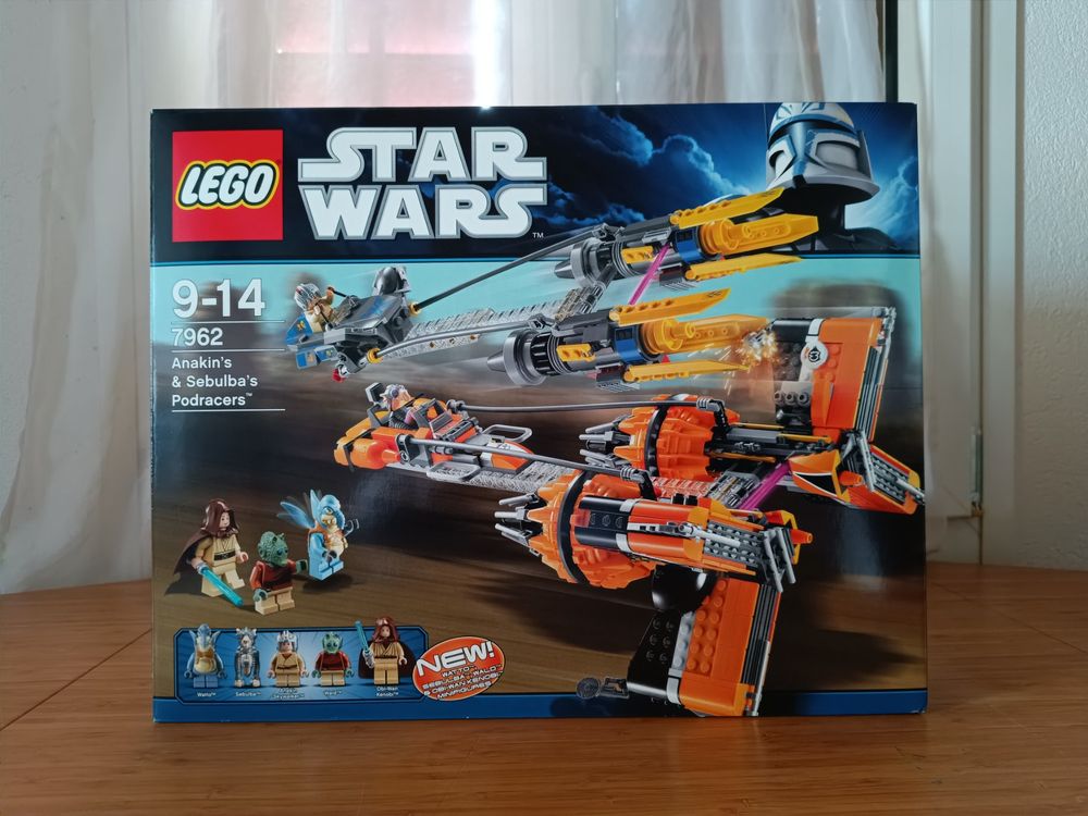 Lego Star Wars Anakin's & Sebulba's Podracers 7962 NEU+OVP | Kaufen auf ...