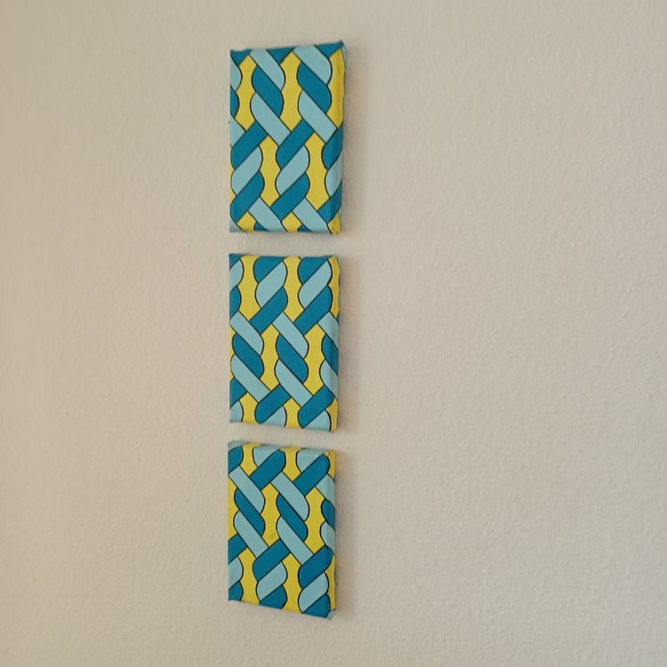 Acryl auf Leinwand. Künstler ist Verkäufer. Triptychon. | Kaufen auf Ricardo