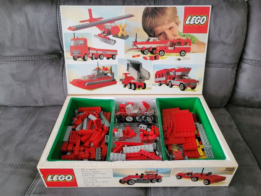 Lego 722 Universal building set de 1980 + OVP + notice TOP ! (Gebraucht ...