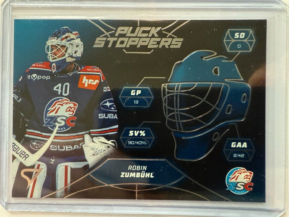 ROBIN ZUMBÜHL - Puck Stoppers - ZSC Lions Zürich - Sportzoo (Gebraucht ...