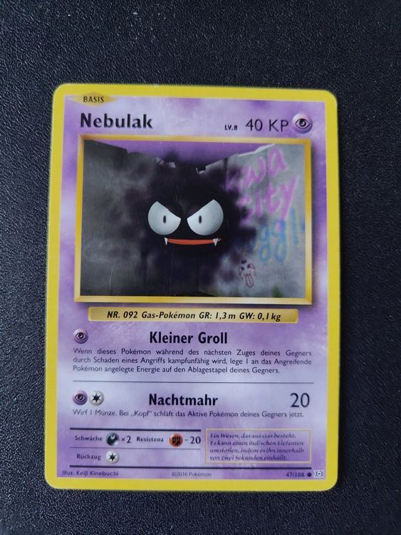 Nebulak 47/108 Pokémon XY Evolutions 2016 (DE) ab 1.- (Gebraucht) in ...