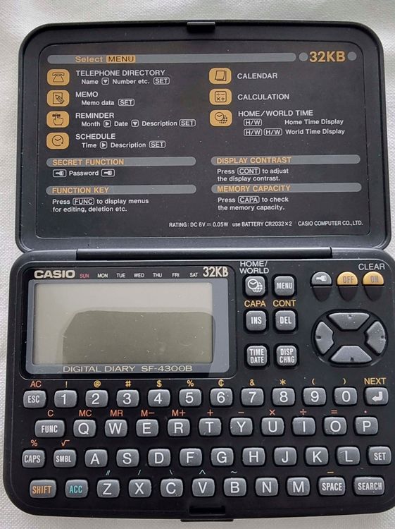 Casio Digital Diary SF-4300B (Vintage 1994) | Kaufen auf Ricardo