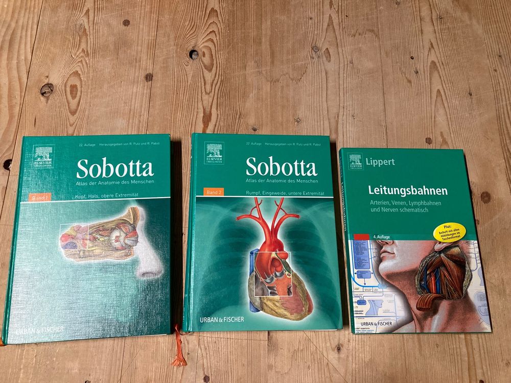 Sobotta, Atlas der Anatomie des Menschen (Gebraucht) in Adetswil für ...