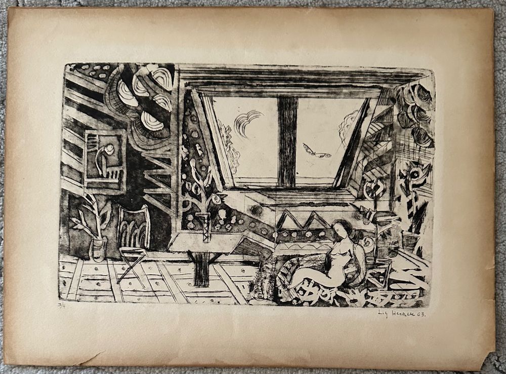 Interessante Radierung Unl Sig (Gebraucht) in Hochdorf für CHF 5 – mit Lieferung auf Ricardo kaufen