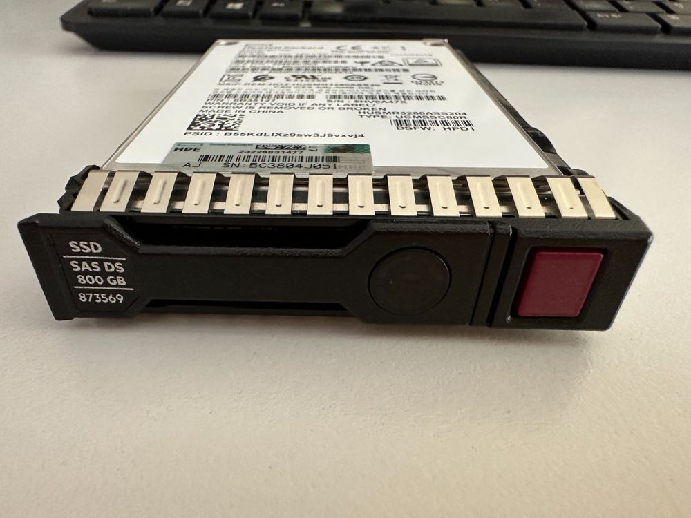 800GB SSD SAS DS 12G Mixed Use SFF for G8-G10, 873569-001 (Gebraucht ...