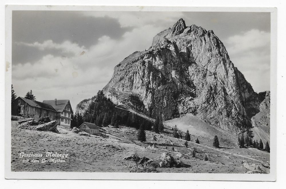 Gasthaus Holzegg mit den grossen Mythen um 1931 (Gebraucht) in ...