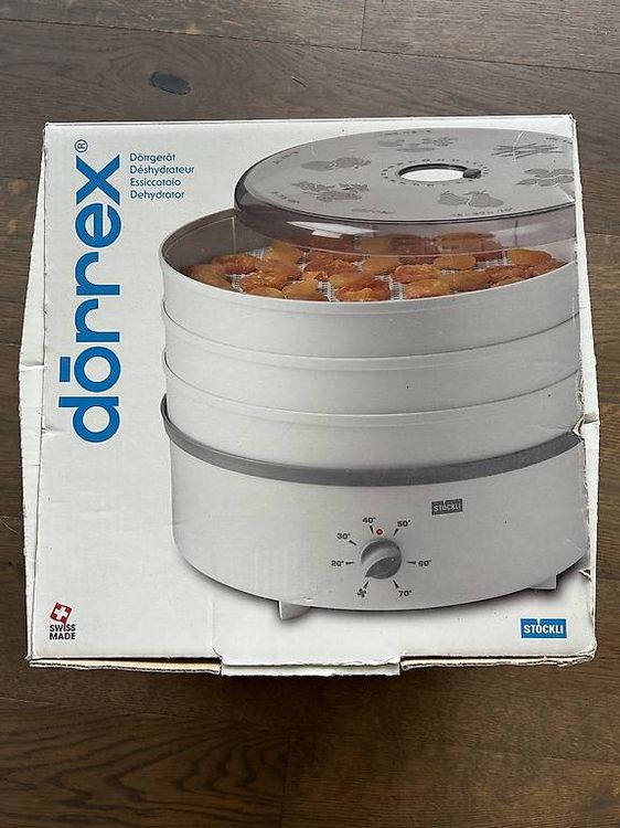 Dörrgerät Dörex mit 3 Kunststoffgitter mit Regler (Gebraucht) in Worben für CHF 120 – nur ...