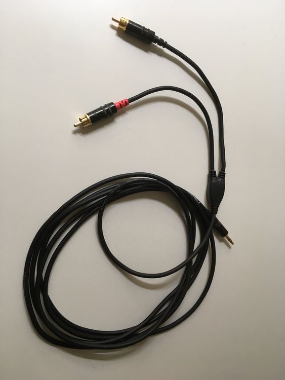 Mini Jack/2x Cinch 5m, Rock Cable RCIN5MPC | Kaufen auf Ricardo