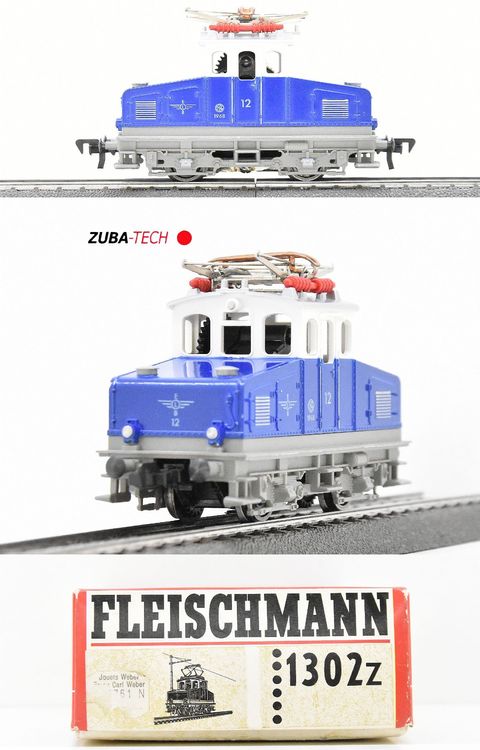 Fleischmann 1302 Zahnradlok ELB H0 GS Analog mit OVP (Gebraucht) in St ...