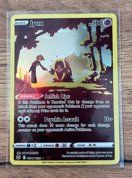 Jynx TG04/30 Pokemon Silver Tempest Trainer Gallery (Neu (gemäss ...