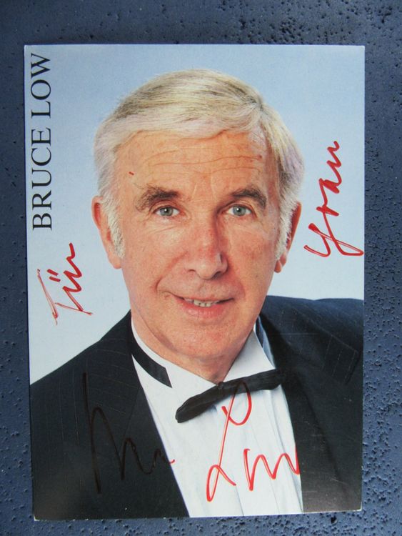 BRUCE LOW AUTOGRAMM FILZ MIT WITTMUNG 15X10cm (Gebraucht) in Ettingen ...