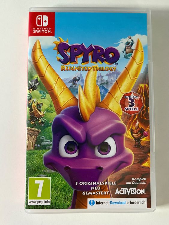 Spyro Reignited Trilogy (Switch/Deutsch) (Neu (gemäss Beschreibung)) in ...