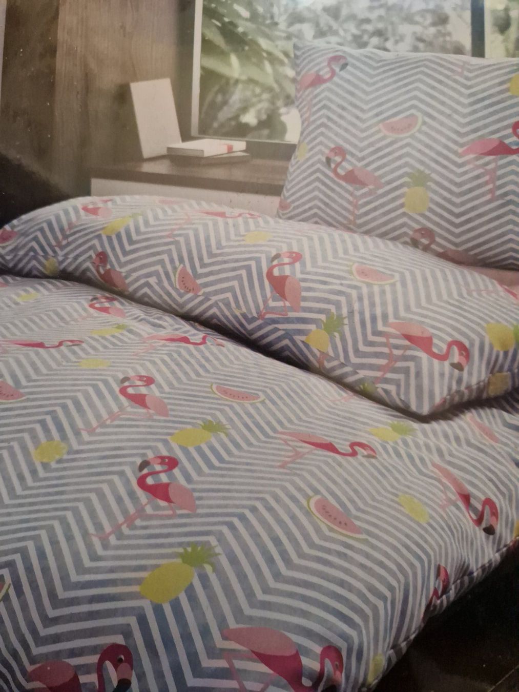 Bettwäsche Set Renforcé Bio Organic Cotton Flamingo OVP (Neu und ...