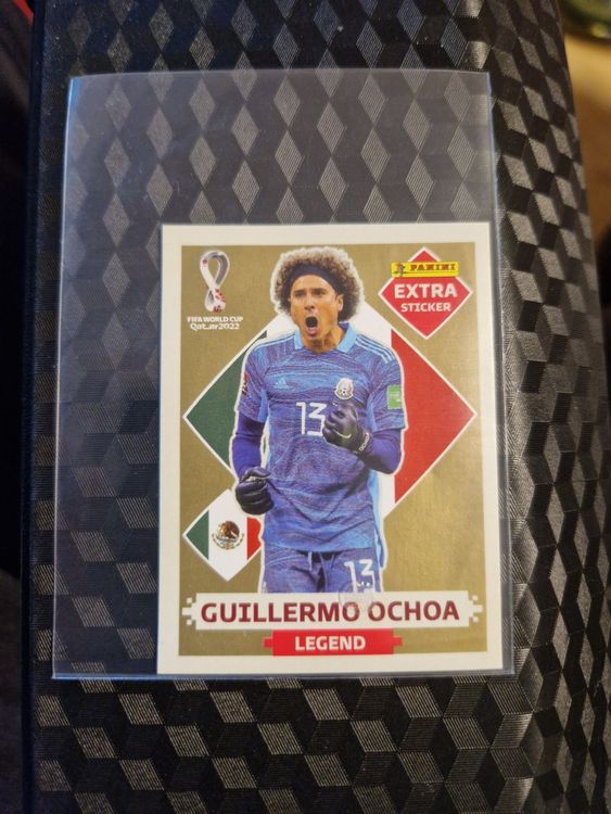 Panini Extra Sticker Guillermo Ochoa GOLD (Neu (gemäss Beschreibung ...