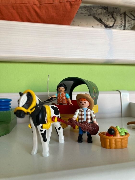 Planwagen mit zwei Personen und Gitarre Playmobil (Gebraucht) in Bern für CHF 3 – mit Lieferung ...
