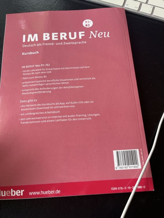 Im Beruf Neu B1+B2 Deutschkursbuch von Hueber - Top Zustand (Gebraucht) in Zürich für CHF 7 ...