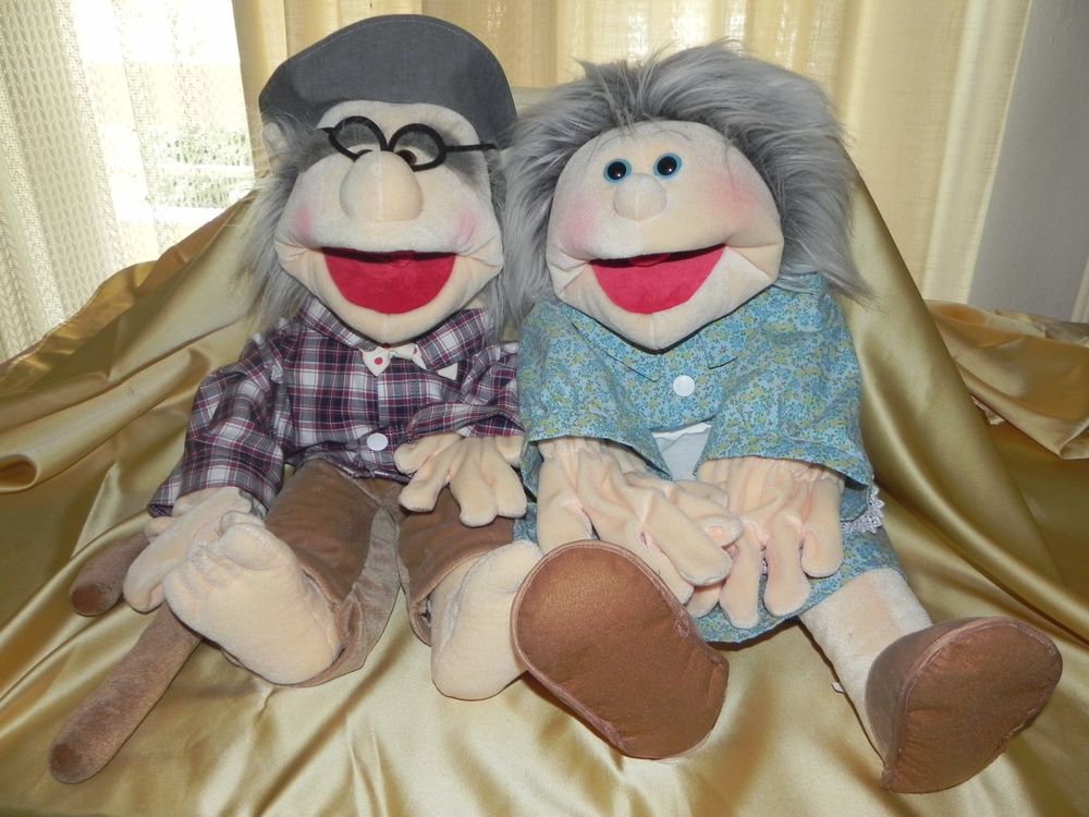 2 Livings Puppets Grossvater und Grossmutter / Handpuppen (Gebraucht ...
