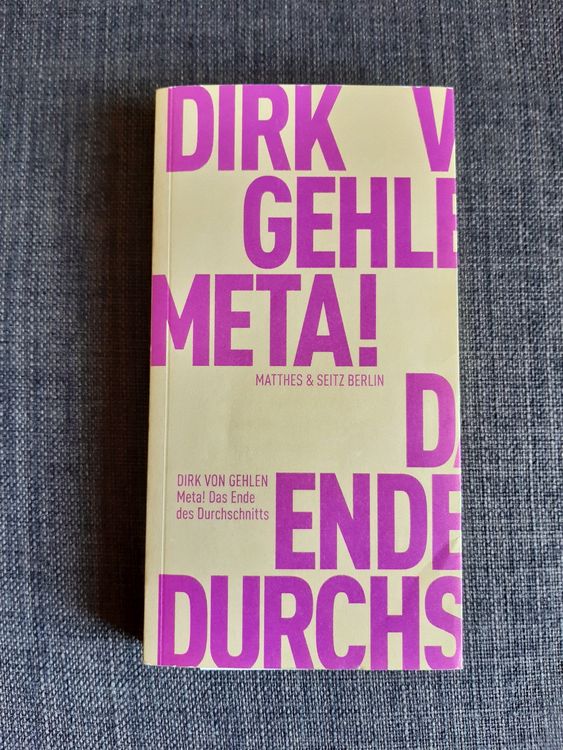 Meta! Das Ende des Durchschnitts | Kaufen auf Ricardo