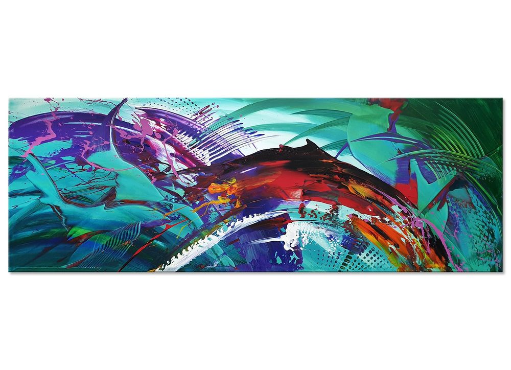 Dieu Original Gemälde "Free Walk" abstrakt (Neu (gemäss Beschreibung)) in Dresden für CHF 290 ...