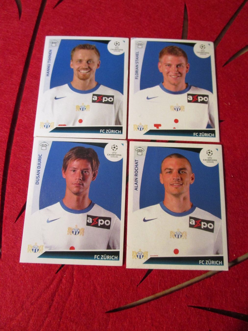 FC ZÜRICH FCZ 4 PANINI BILDER CHAMPL 2009/2010 STICKER (Gebraucht) in ...