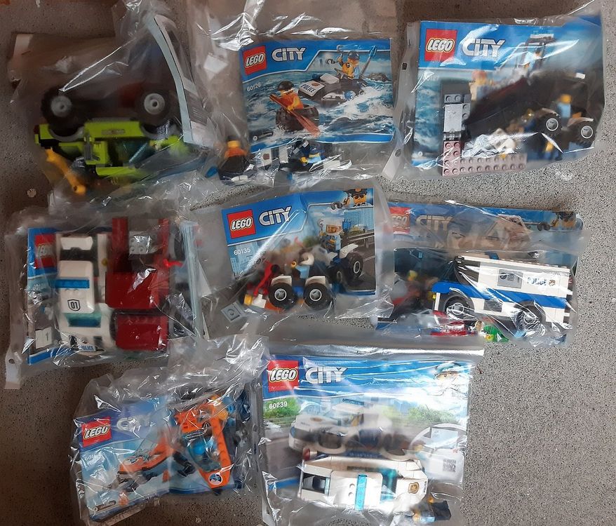 8 LEGO City-Sets (60121,60126,60127,60128,60135,60142,60190) (Gebraucht ...