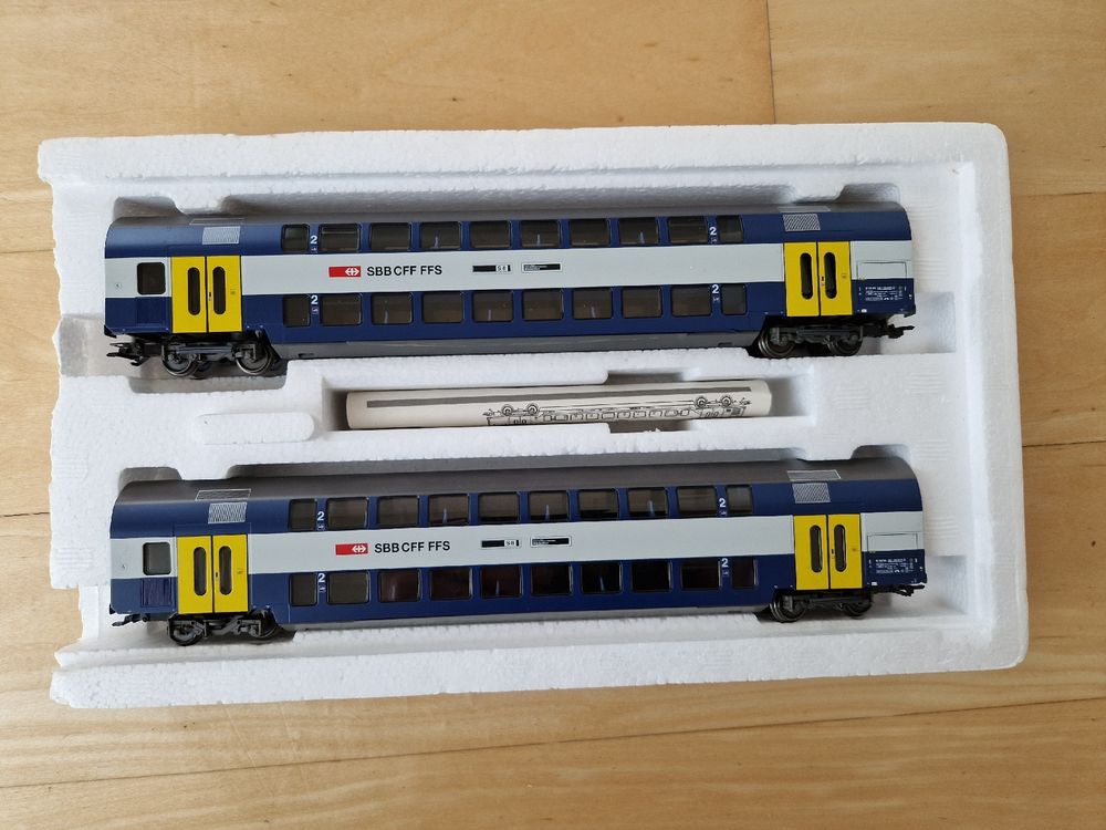 Märklin 2 Doppelstockwagen 28505 | Kaufen auf Ricardo