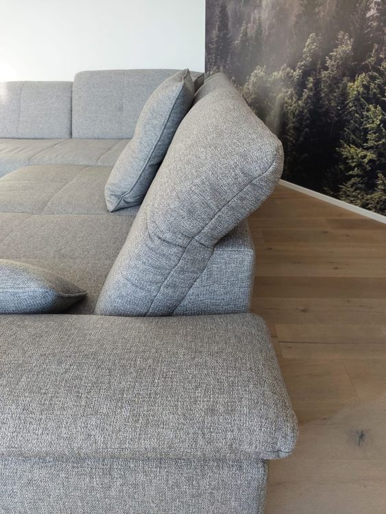 Sofa Couch Polstergruppe grau L-Form XORA | Kaufen auf Ricardo