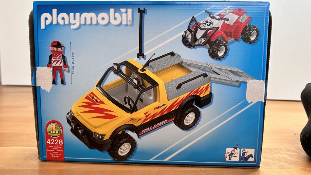 PLAYMOBIL 4228 Pick-Up mit Racing Quad (Gebraucht) in Wiesendangen für CHF 5 – nur Abholung auf ...