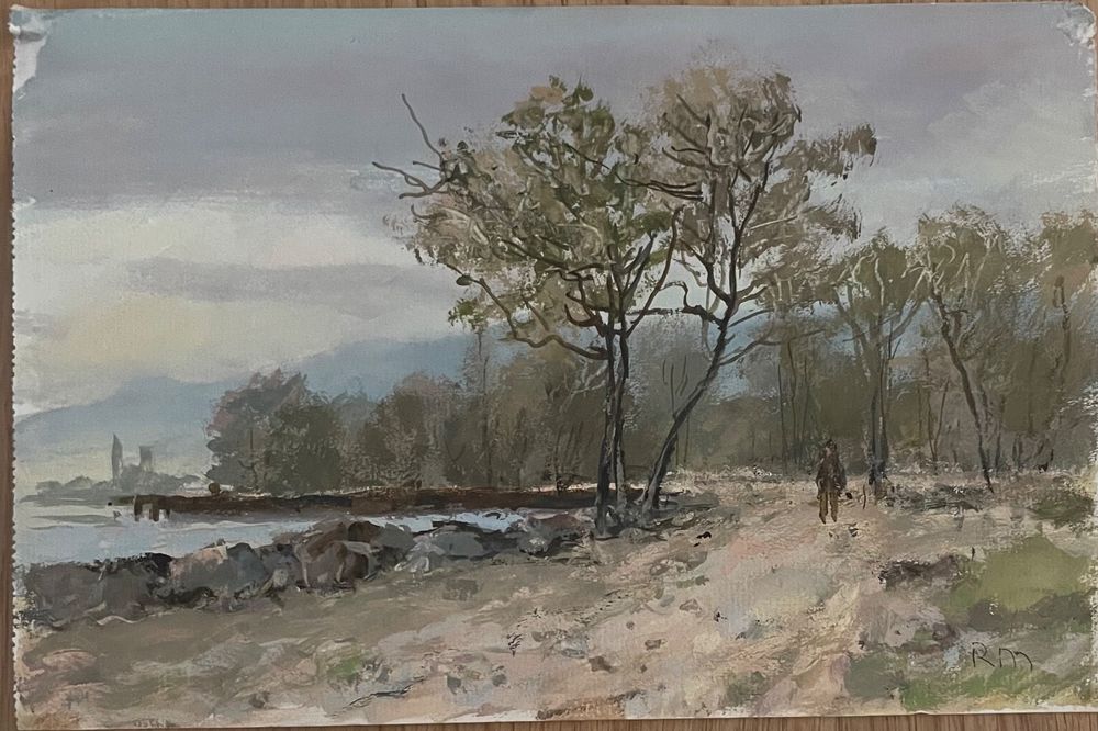 Rudolf Müller (1892-1972) Gouasch Landschafts Gemälde | Kaufen auf Ricardo