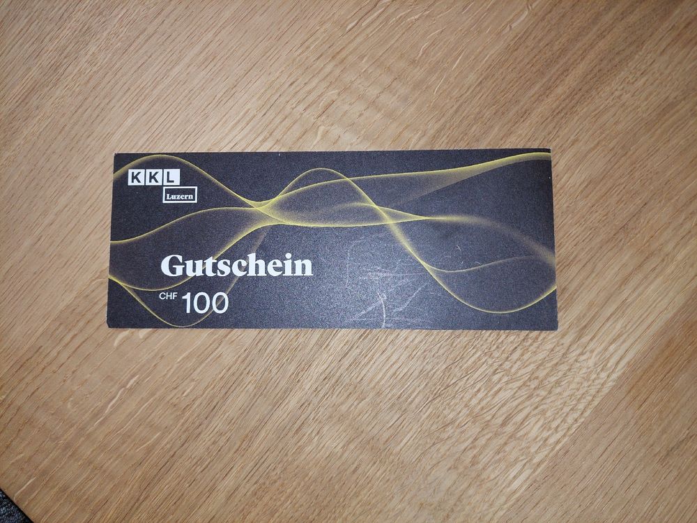 KKL Luzern Gutschein - CHF 100.- (Neu (gemäss Beschreibung)) in Messen für CHF 82 – mit ...